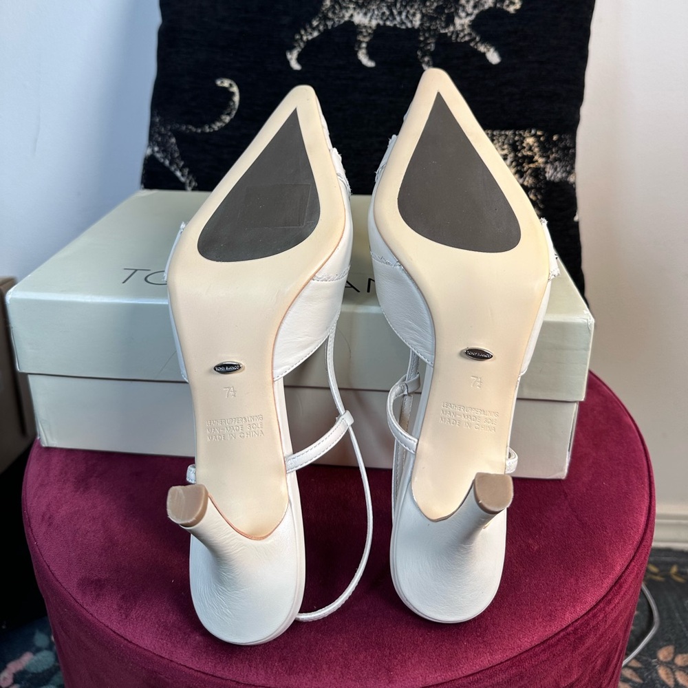 Tony Bianco | Shoes | New Tony Bianco Sadie Slingback Heel In Bone ...